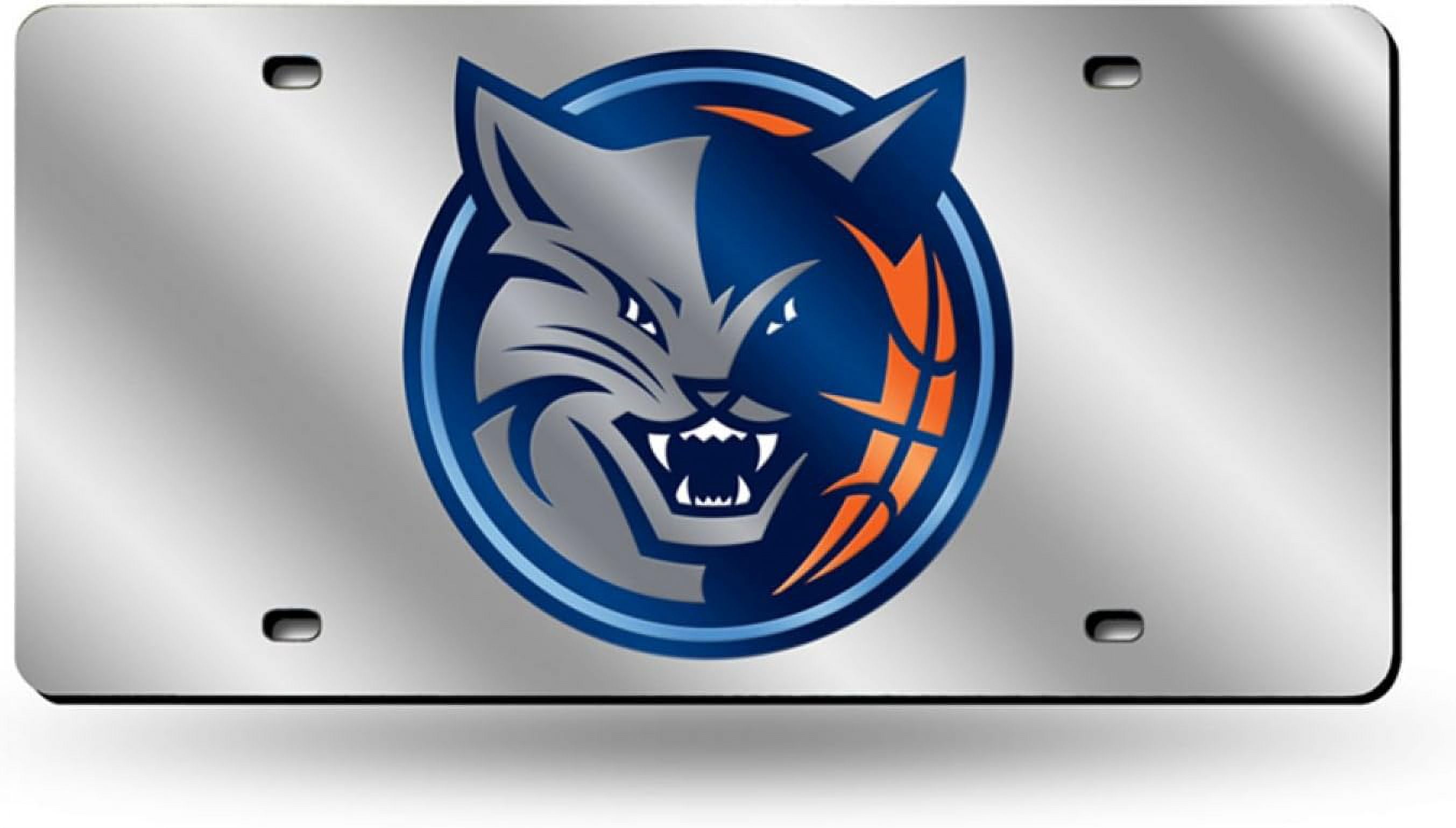 Charlotte Basketball Bobcats - Classic Throwback - Acrylic License ...