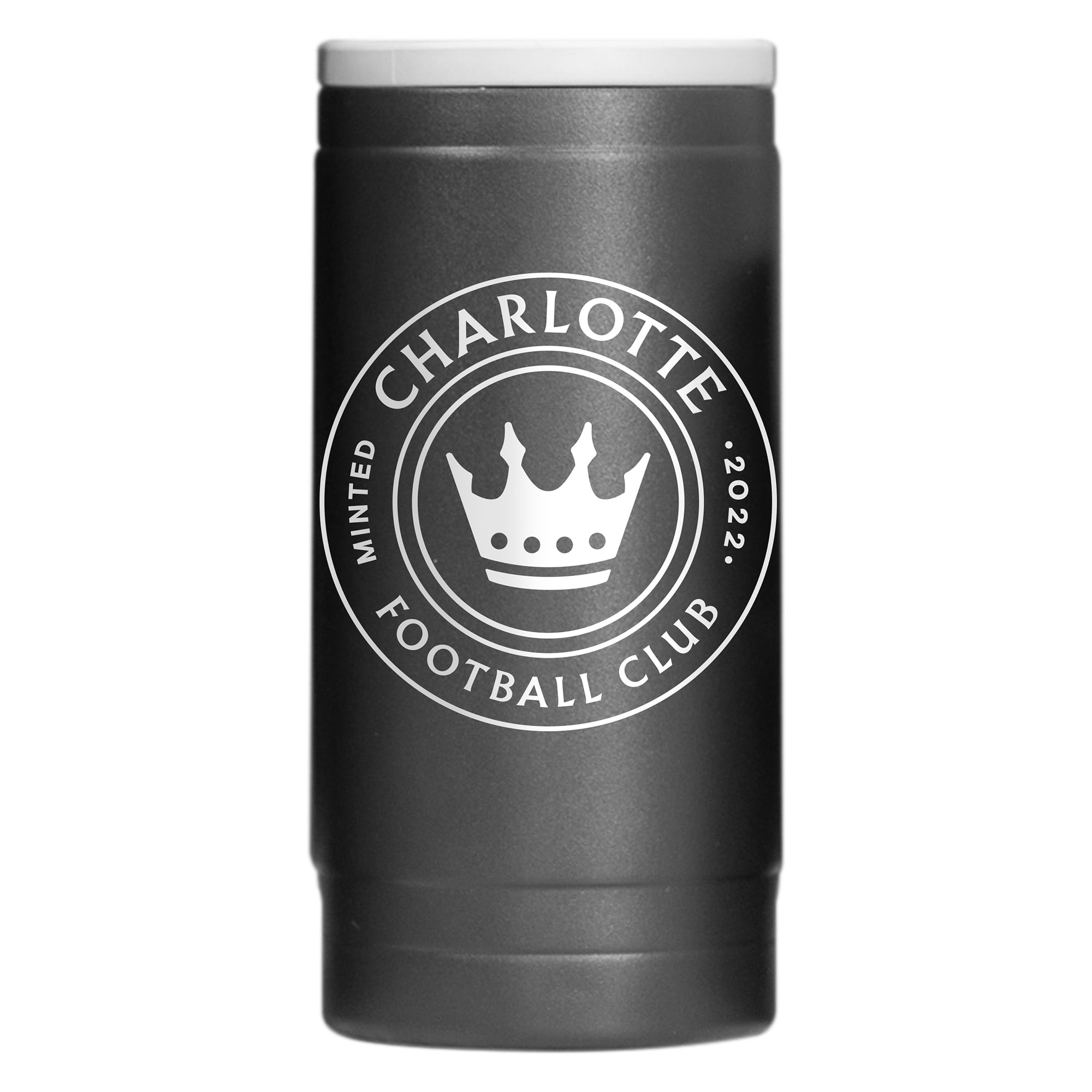 Charlotte FC 12oz. Powder Coat Slim Can Coolie - Walmart.com