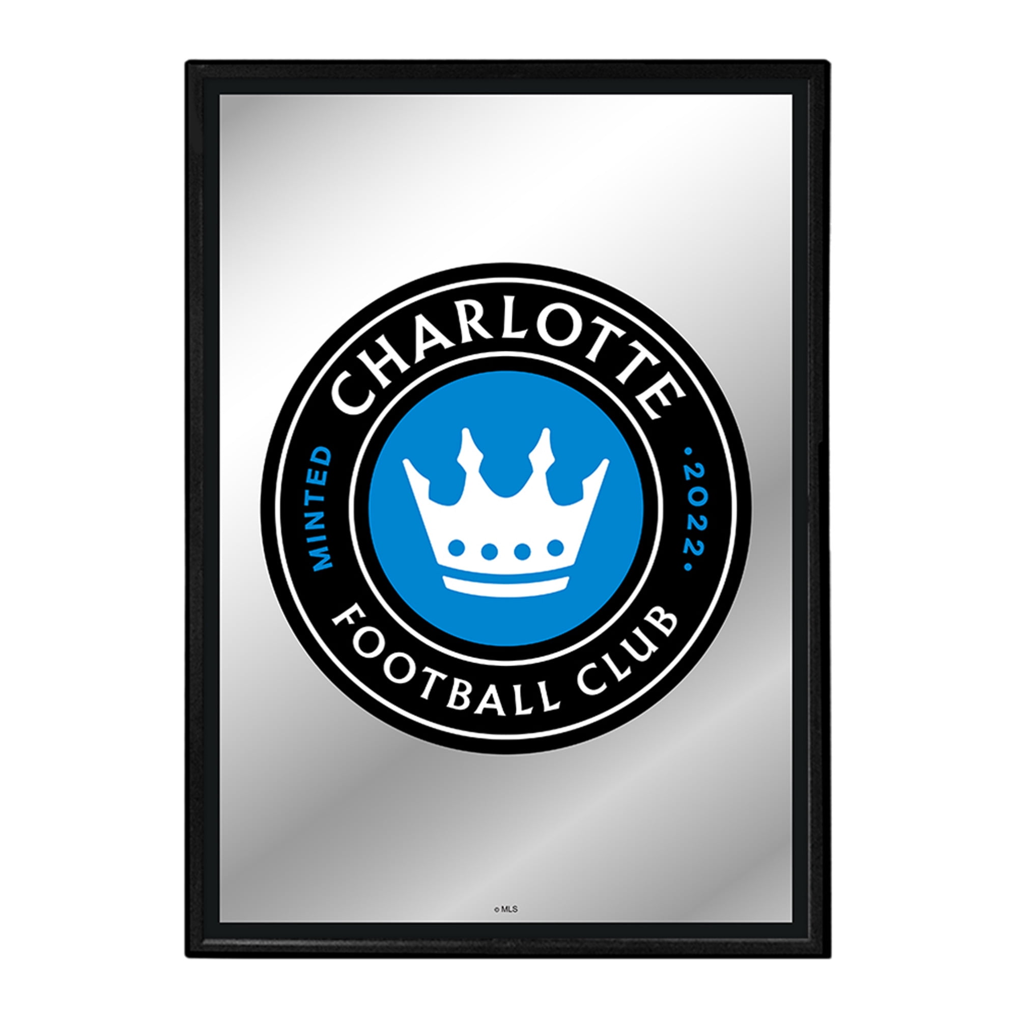 Charlotte FC 19" x 27" Framed Mirrored Wall Sign - Walmart.com
