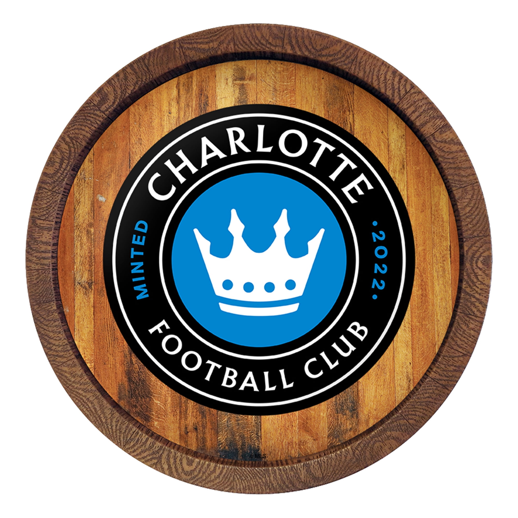 Charlotte FC 20.25'' Faux Barrel Top Sign - Walmart.com