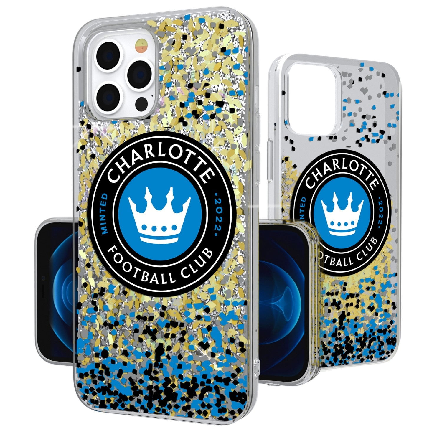 Charlotte FC iPhone Confetti Glitter Design Case - Walmart.com