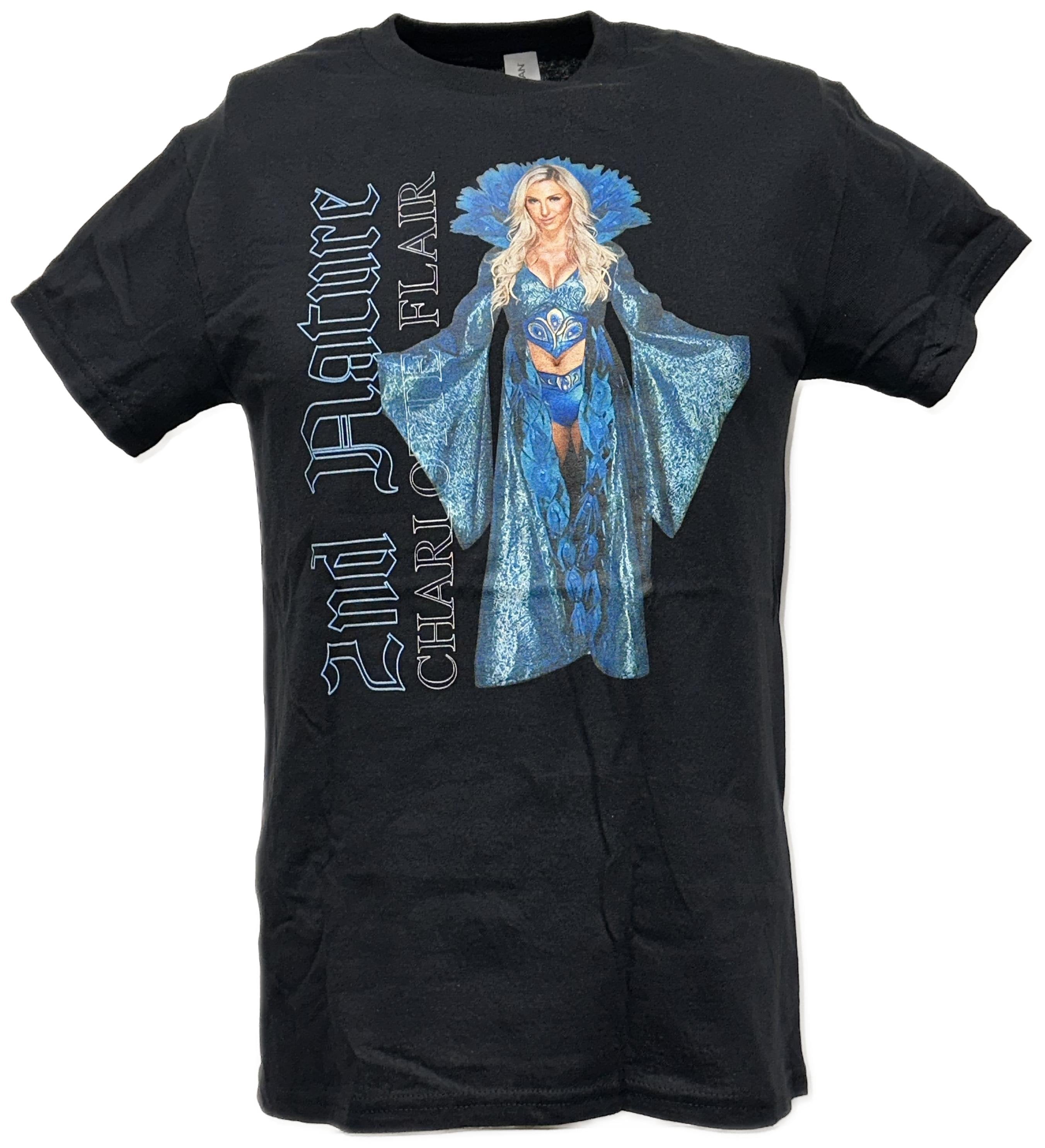 Charlotte Flair Second Nature Black Mens T-shirt - Walmart.com