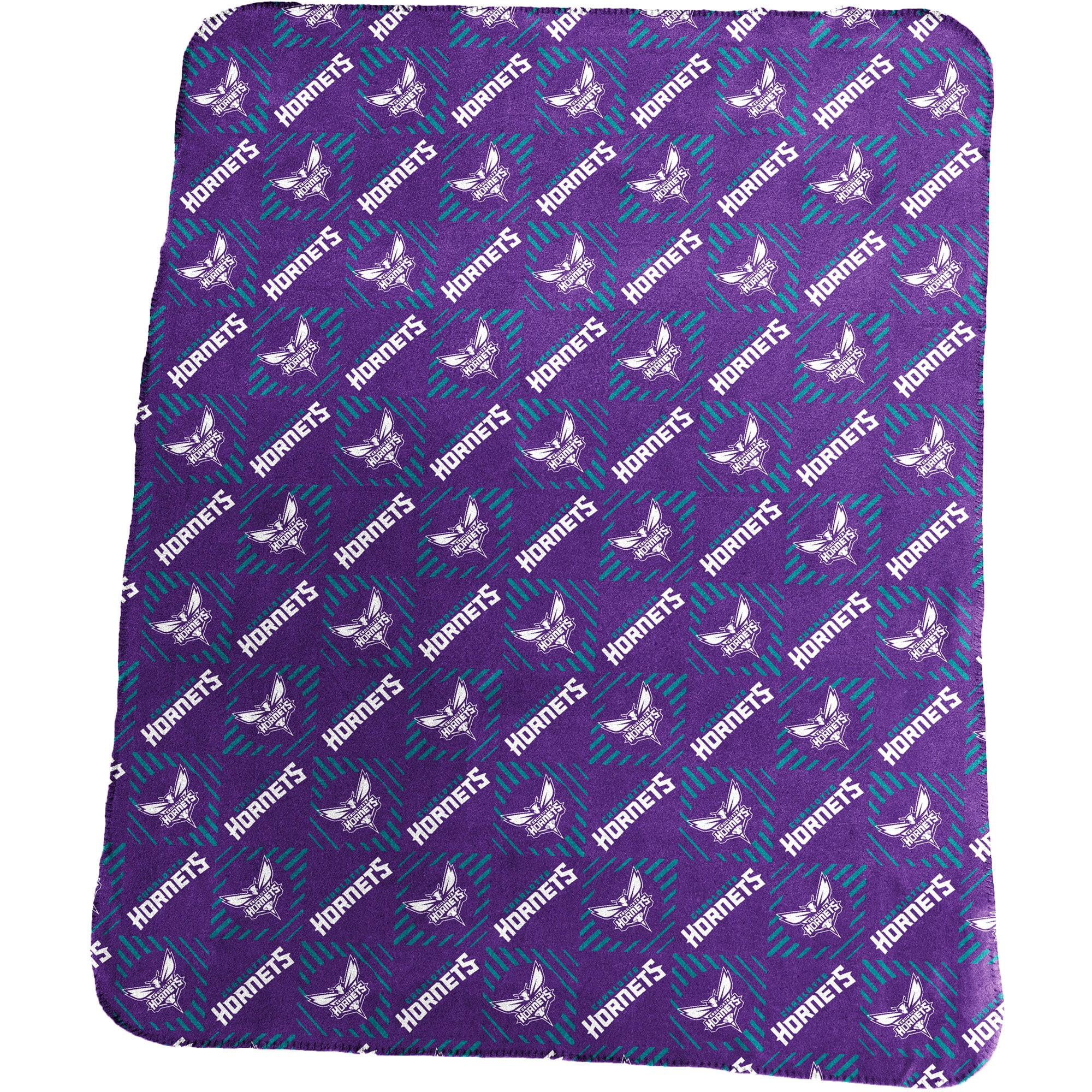 Logo Brands Charlotte Hornets 60'' x 50'' Fleece Throw Blanket ...