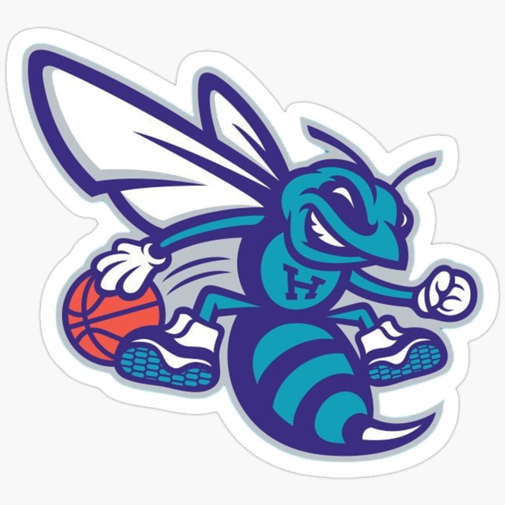 Charlotte Hornets Basketball Sticker Baseball Sticker, Football Sticker ...
