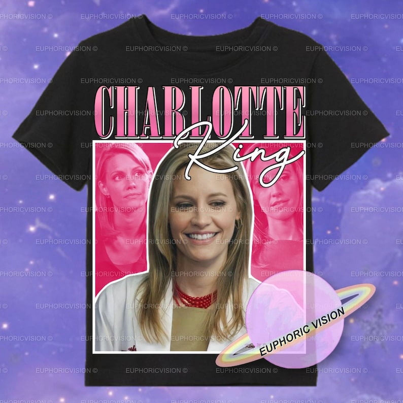 Charlotte King 90’s Vintage Tee - Walmart.com