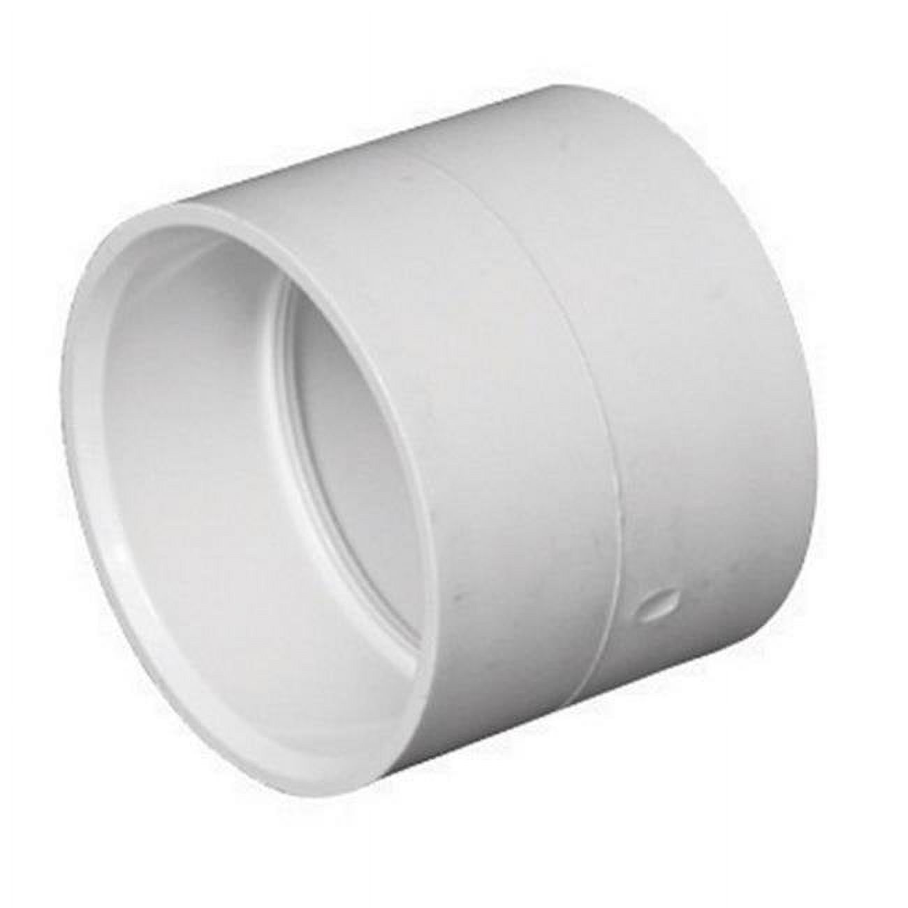 Charlotte PVC001001400HA 4 in. PVC Coupling - White - Walmart.com
