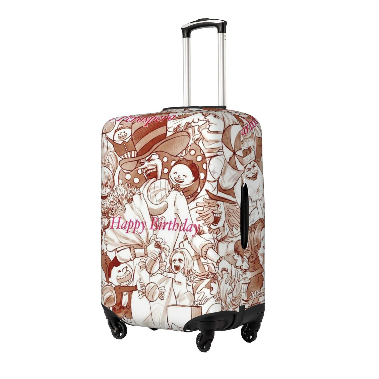 Charlotte Perospero Cartoon Suitcase Cover With Concealed Zipper ...