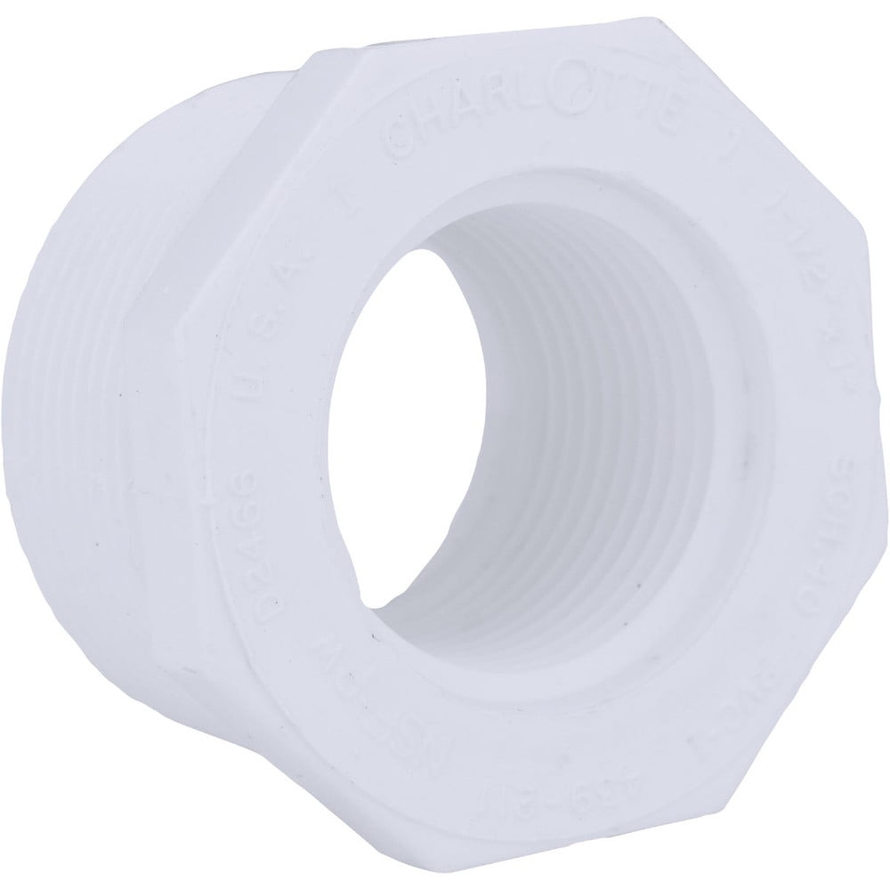 Charlotte Pipe 1-1-2 In. MPT x 1 In. FPT Schedule 40 PVC Bushing PVC 02112 3200HA 471496 ...