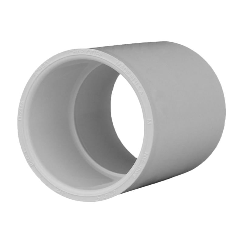 Charlotte Pipe Schedule 40 1-1/2 in. Slip X 1-1/2 in. D Slip PVC Coupling 1 pk - Walmart.com