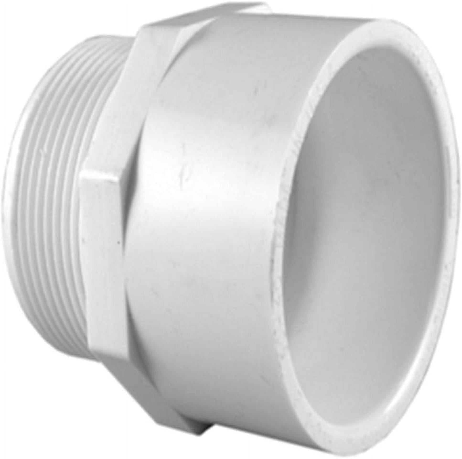 Charlotte Pipe 1-1/2" Male Adapter Pipe Fitting - Socket x Male Pipe ...