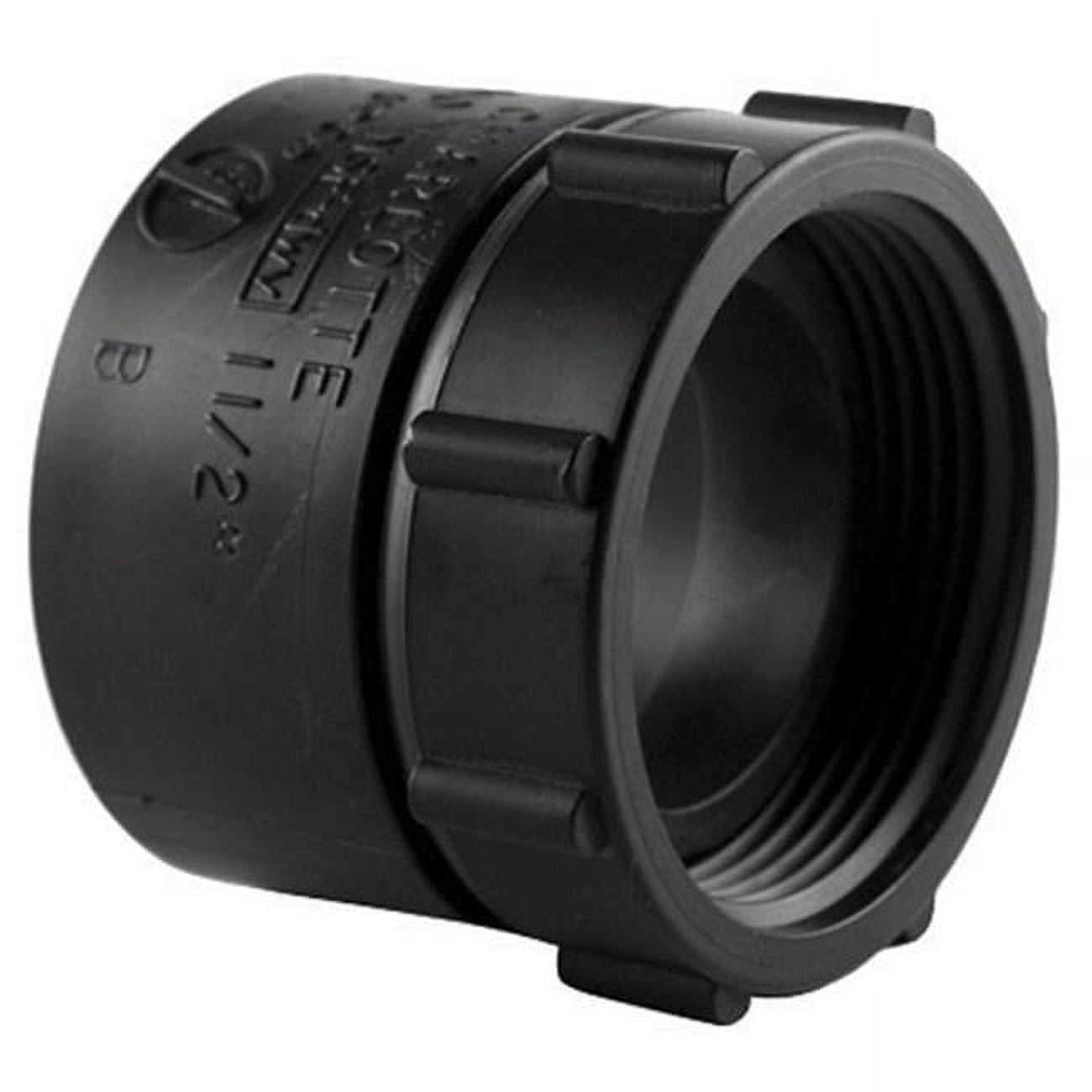 Charlotte Pipe 1-1/2 in. Hub X 1-1/2 in. D FPT ABS Swivel Tray Plug Adapter - Walmart.com