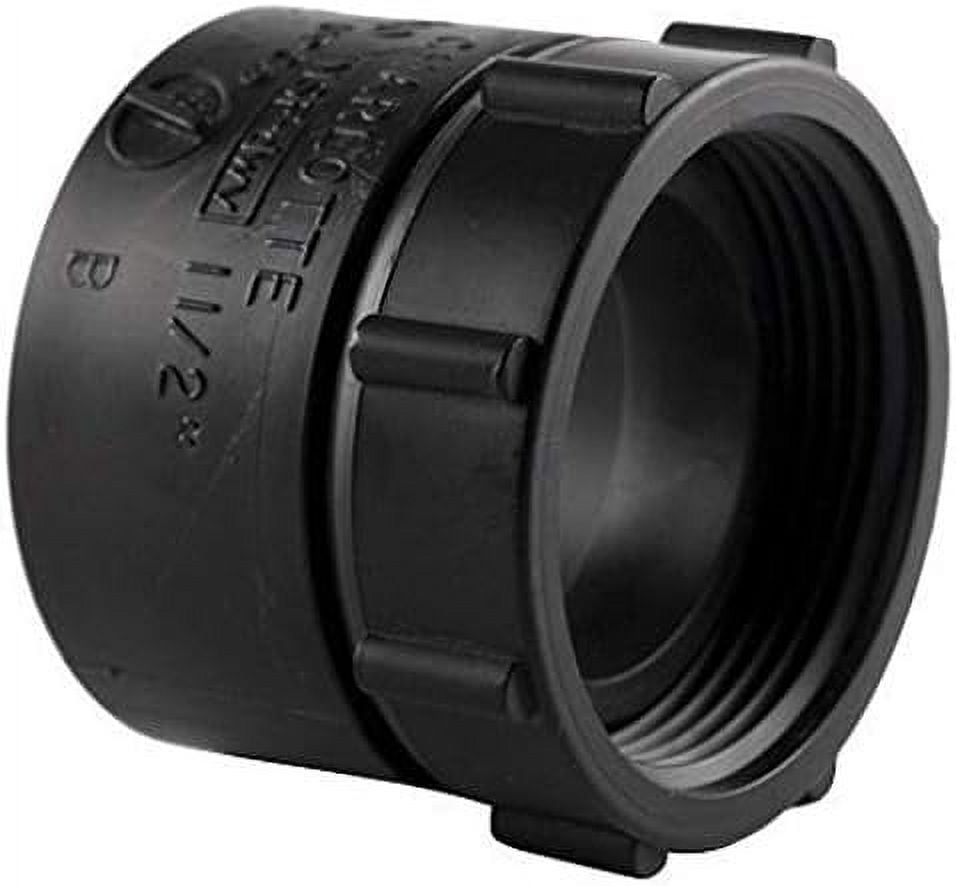 Charlotte Pipe 1-1/2 in. Hub x 1-1/2 in. Dia. FPT Swivel Tray Plug Adapter - Walmart.com