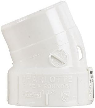 Charlotte Pipe 1-1/2 in. Hub x 1-1/2 in. Dia. Spigot PVC Elbow - Walmart.com