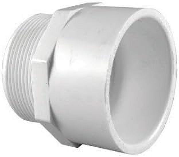 Charlotte Pipe 1-1/2 in. Slip x 1-1/2 in. Dia. MPT Pipe Adapter ...