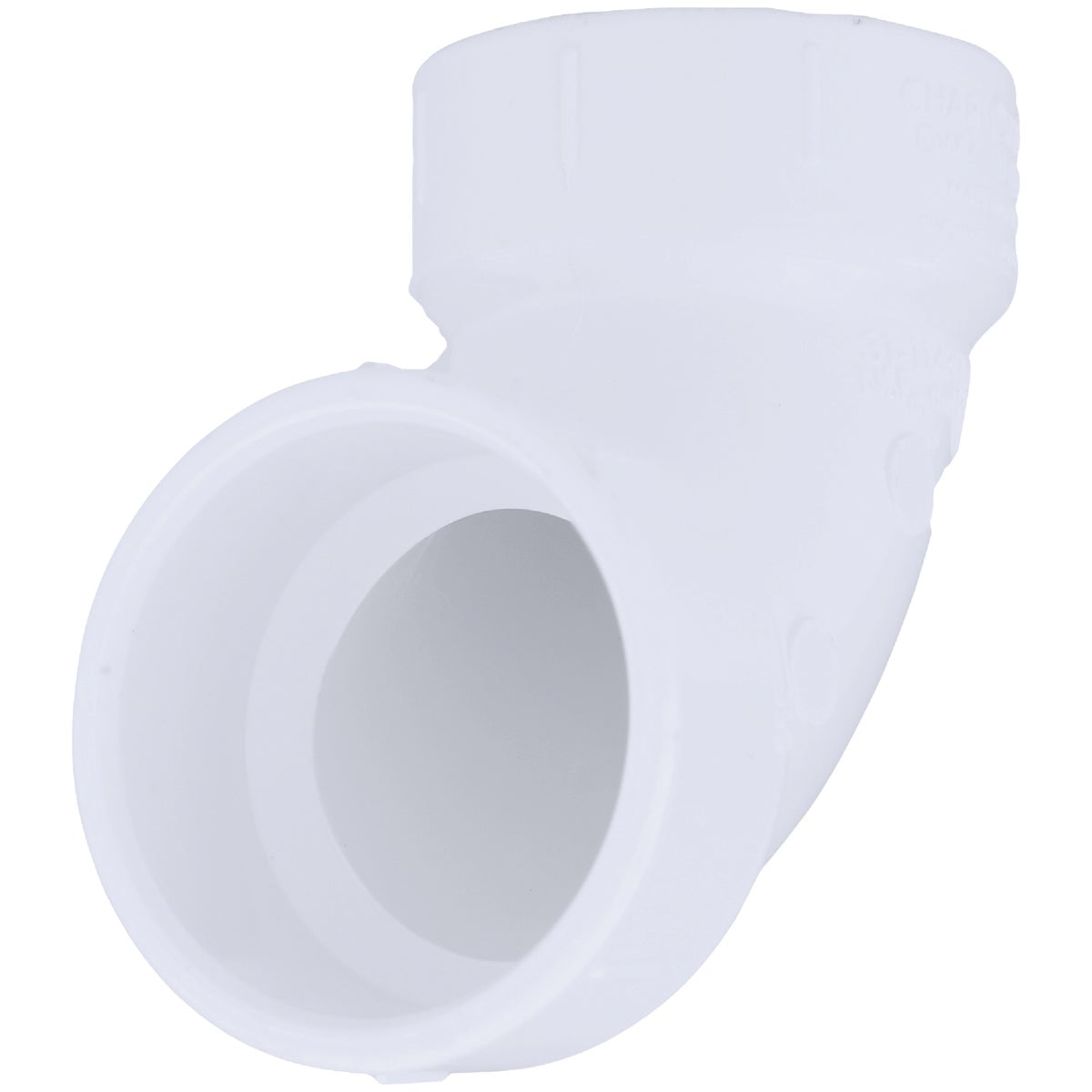 Charlotte Pipe 1-1/4 In. Schedule 40 90 Deg. Sanitary DWV PVC Elbow (1/ ...