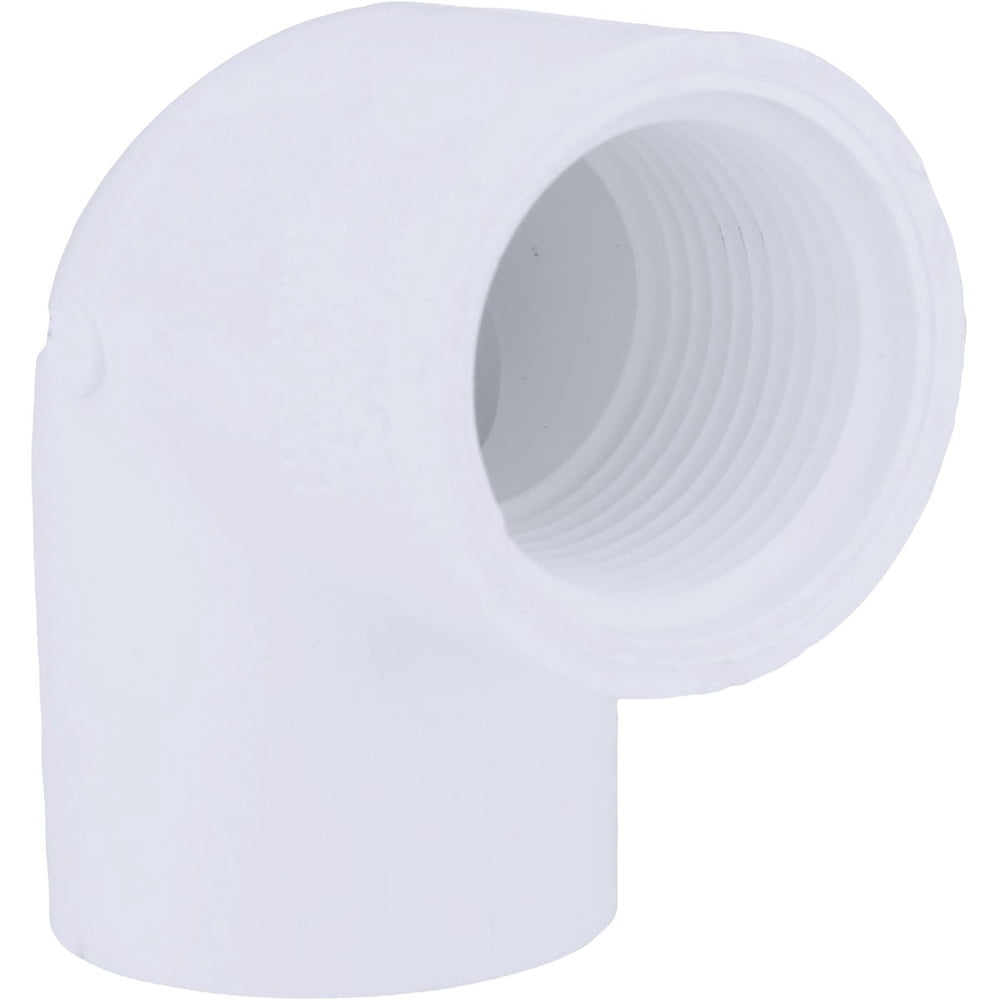 Charlotte Pipe 1 In. Female x Female Schedule 40 90 Deg. PVC Elbow (1-4 ...