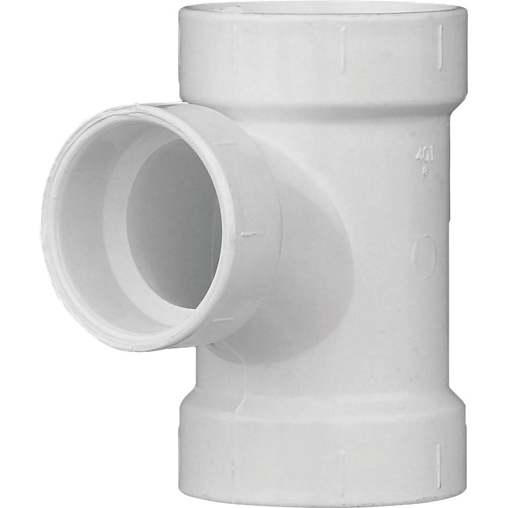 Charlotte Pipe 2 In. x 1-1-2 In. Reducing Sanitary PVC Tee PVC 00401 ...