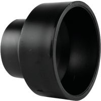 Charlotte Pipe 2 in. Hub X 1-1/2 in. D Hub ABS Coupling - Walmart.com