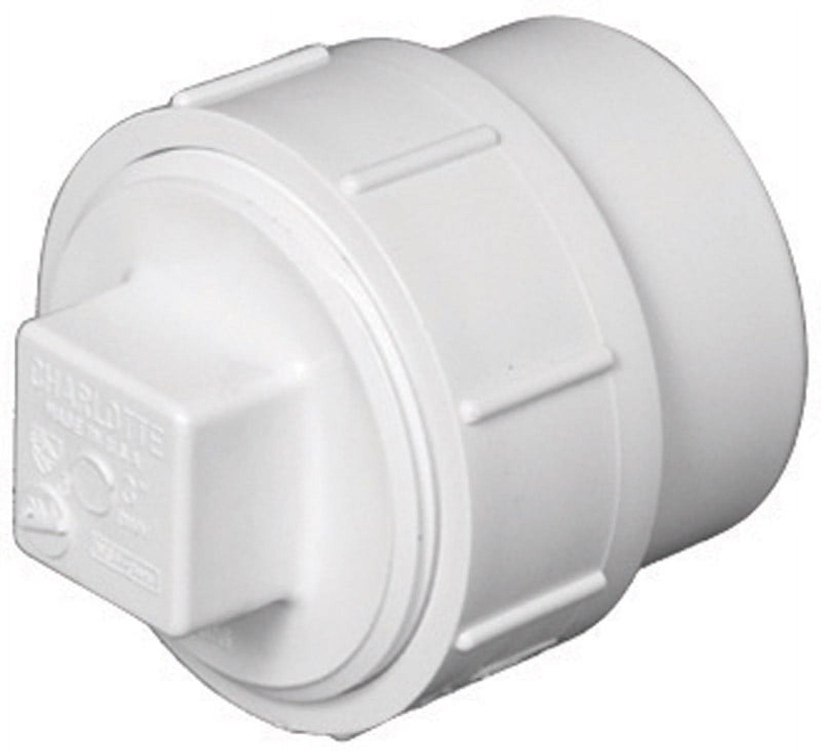 Charlotte Pipe 3" Dwv Cleanout W/Plug PVC 00105X 1000HA - Walmart.com