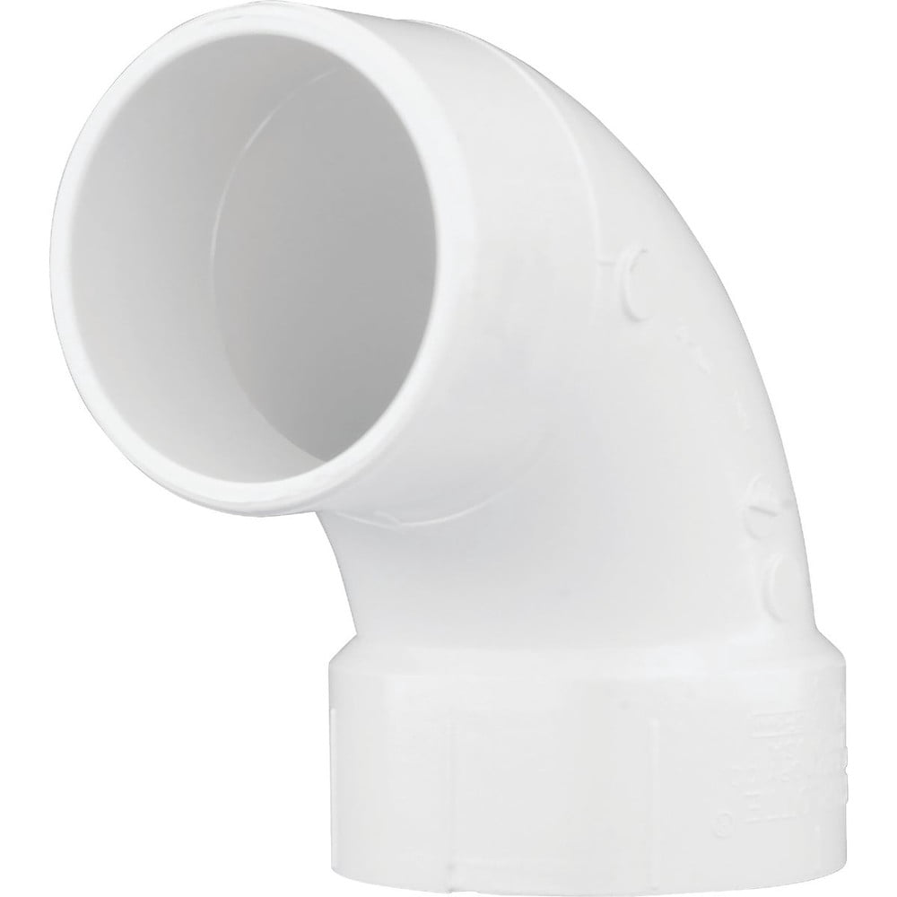 Charlotte Pipe 3 In. Schedule 30 90 Deg. DWV PVC Street Elbow (1-4 Bend ...
