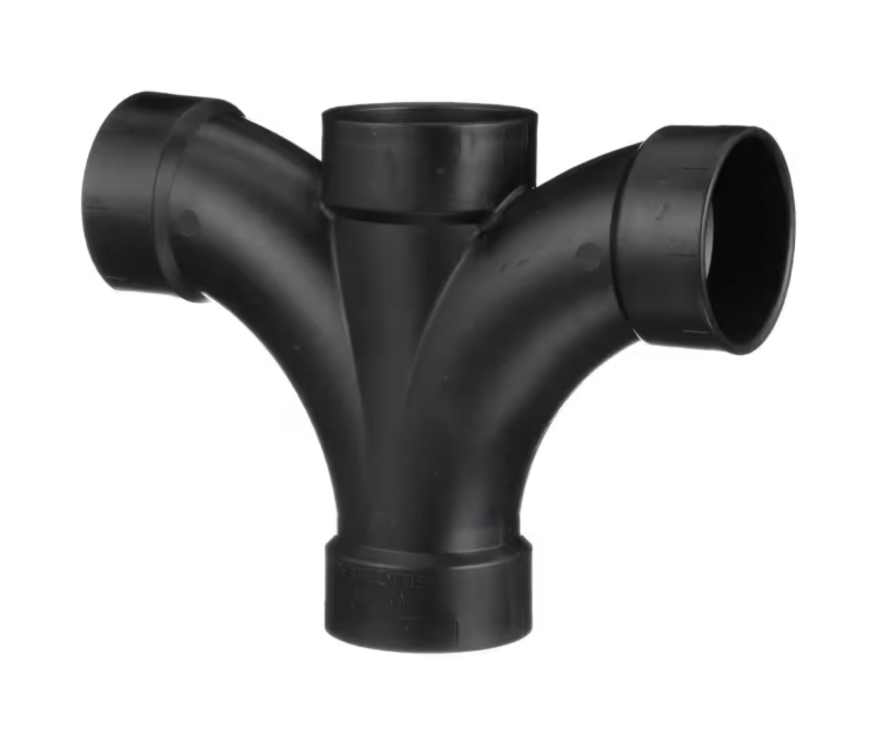 Charlotte Pipe 3 in. ABS DWV Double Fixture Fitting - Walmart.com