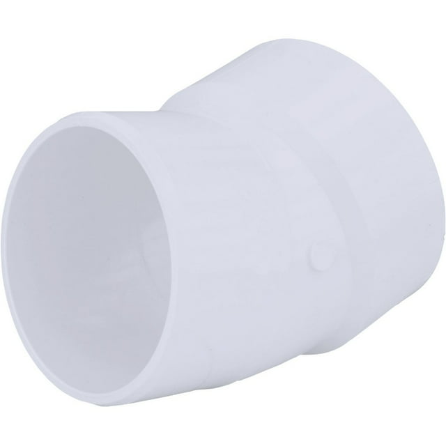 Charlotte Pipe 4 In. Schedule 40 22-1-2 Deg. DWV PVC Street Elbow (1-16 ...