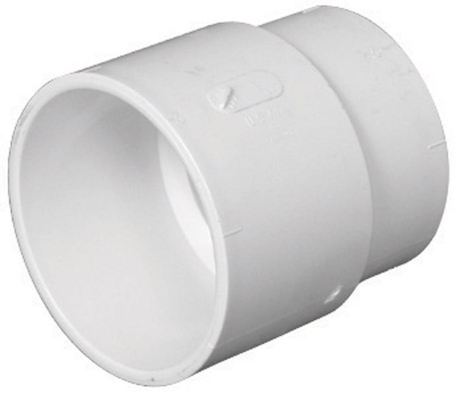Charlotte Pipe 4 in. Hub x 4 in. Dia. Hub PVC Pipe Adapter - Walmart.com