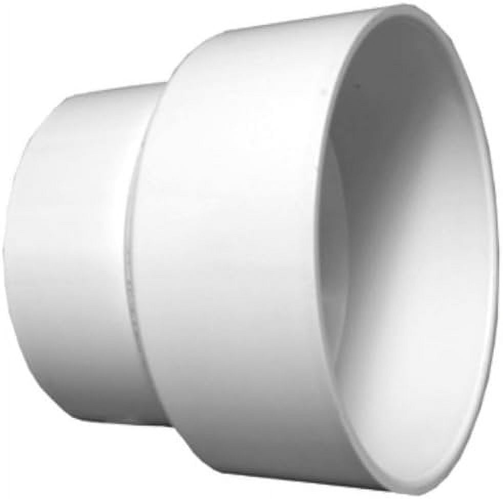 Charlotte Pipe 4" x 6" PVC DWV Reducing Coupling - Walmart.com
