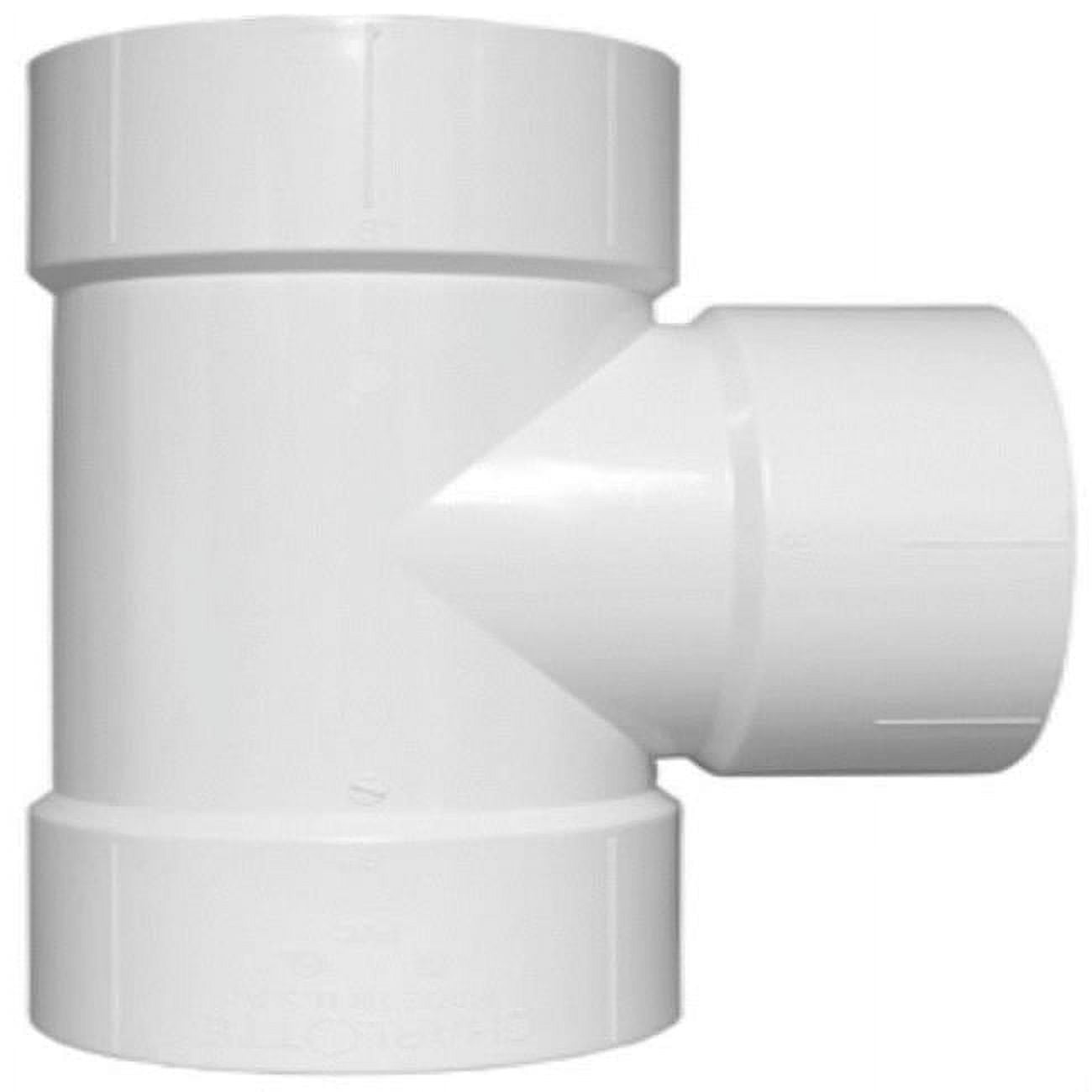 Charlotte Pipe 4655981 Schedule 40 1.5 in. Hub x 1.5 in. Dia. Hub PVC ...