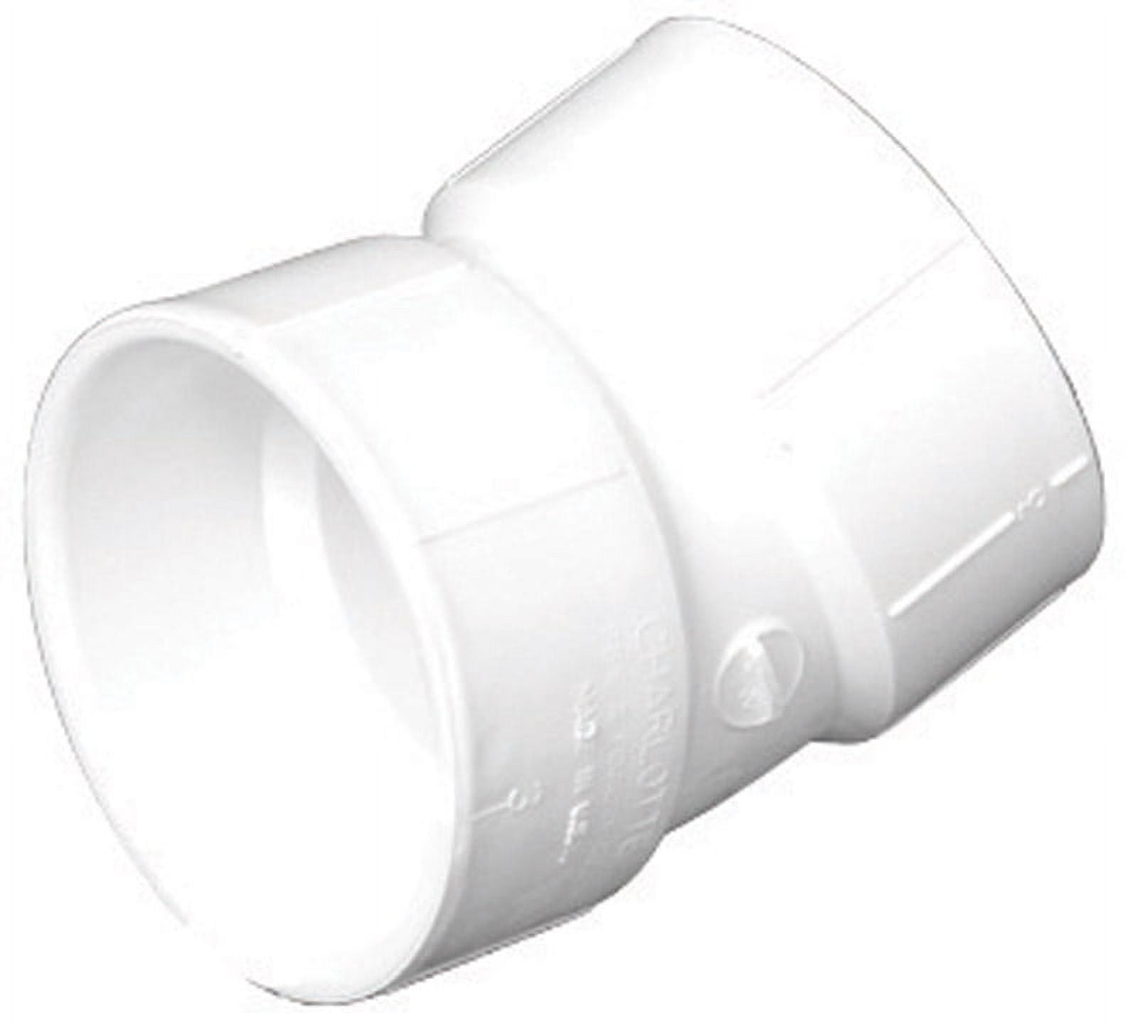 Charlotte Pipe 6 in. Hub x 6 in. Dia. Hub PVC Elbow - Walmart.com