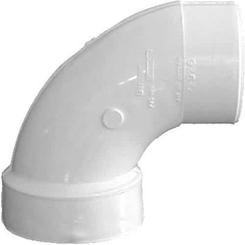 Charlotte Pipe 90 Deg. Schedule 40 Street PVC Elbow 1-1/2"90D SANI STR ...
