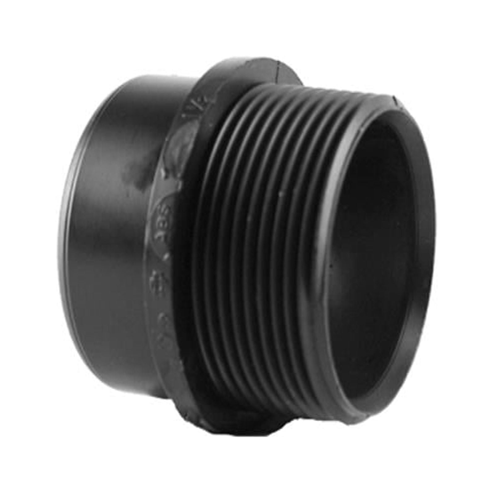 Charlotte Pipe ABS 00103 1000HA ABS/DWV Fitting Adapter, Spigot x MIP ...