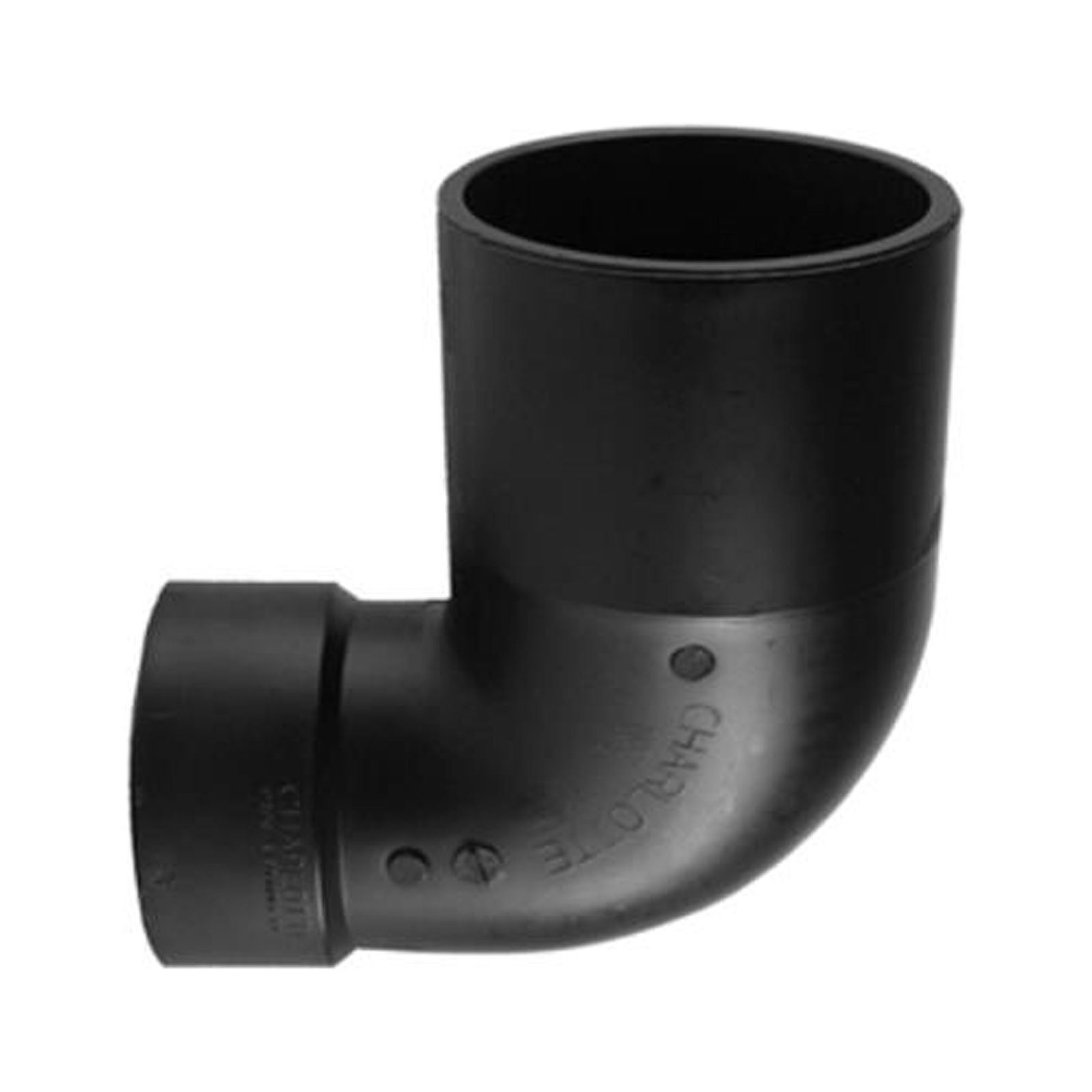 Charlotte Pipe ABS 00330 0600HA ABS/DWV Closet Bend, Hub x Short Spigot ...