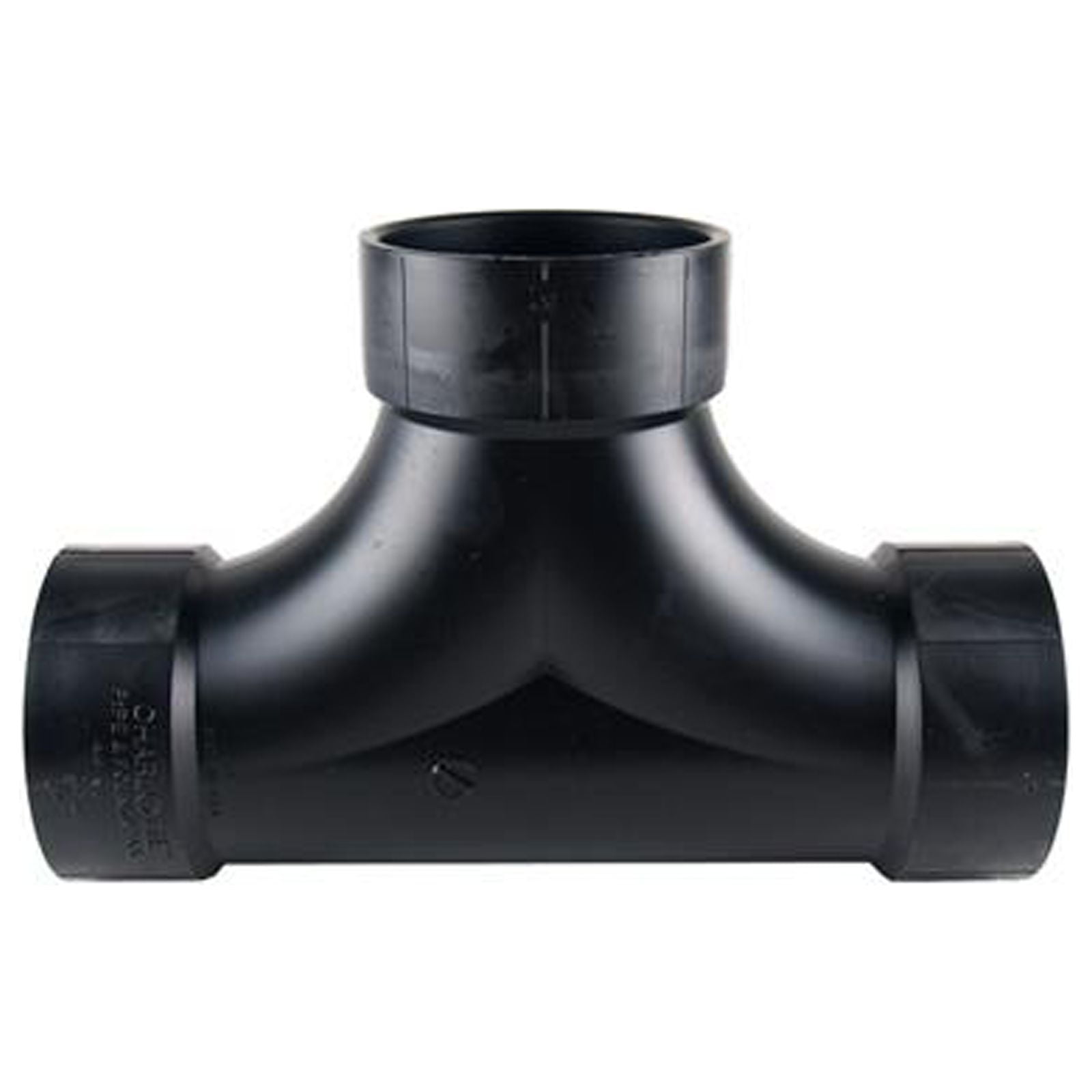 Charlotte Pipe ABS 00448 0600HA ABS/DWV Clean Out Tee, 2-Way, 3 In ...