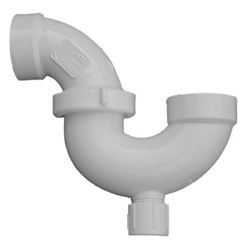 Charlotte Pipe Adjustable P-Trap with Union and Cleanout 1-1/2"PVC-DWV ...