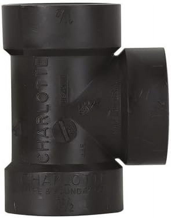 Charlotte Pipe Cleanout Tee Abs/Dwv 1-1/2 " Black - Walmart.com