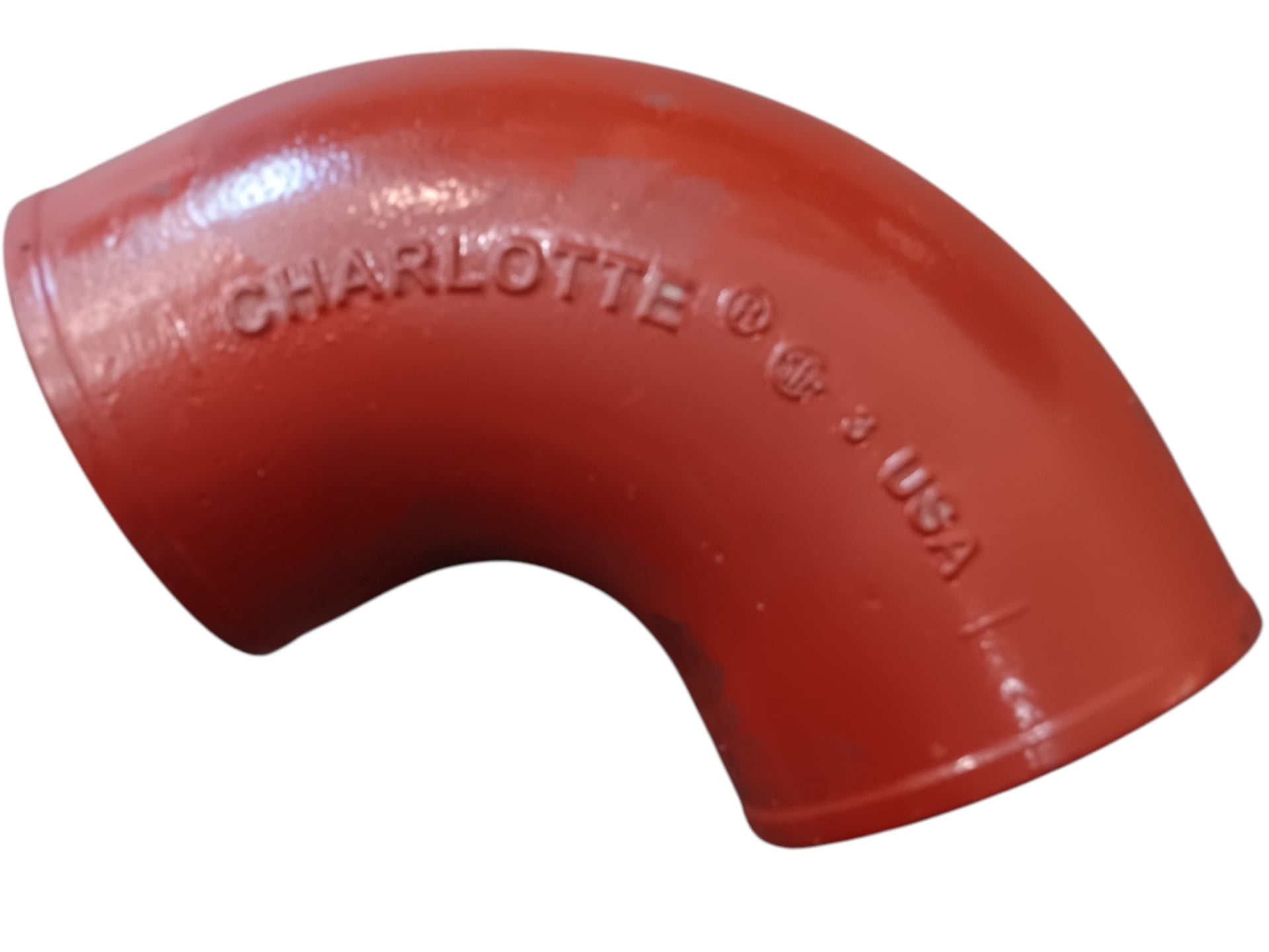Charlotte Pipe Edge HP Iron™ 4" No-Hub 1/4 Bend Elbow – NH-4 DWV ...