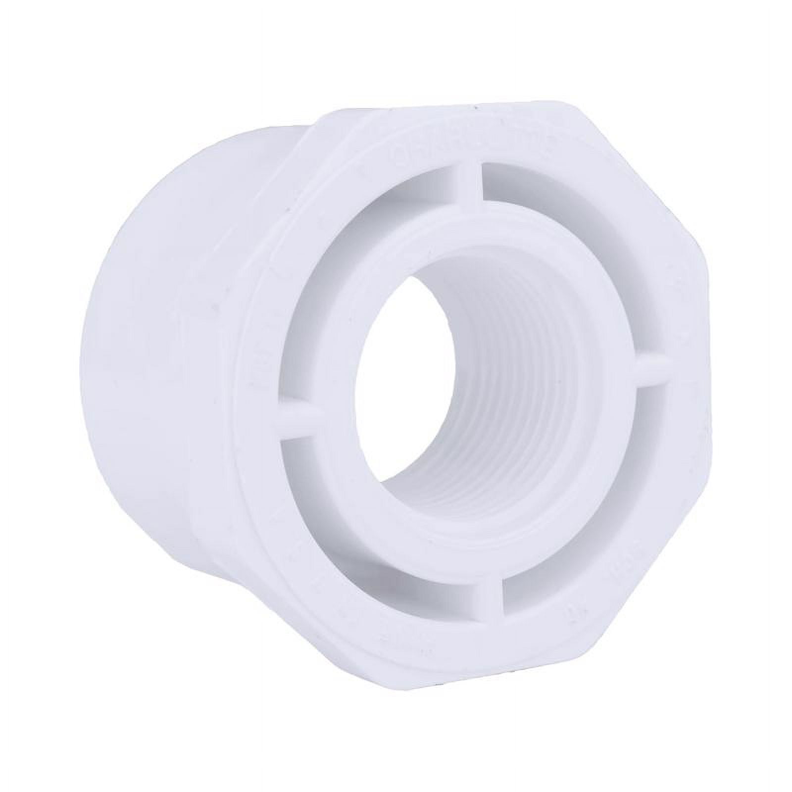 Charlotte Pipe & Found PVC 02108 2800 Sch 40 Pvc Reducing Bushing White ...