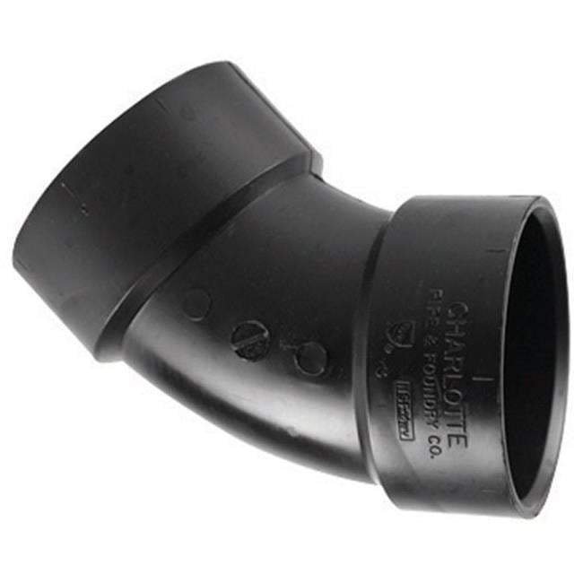 Charlotte Pipe & Foundry ABS003211200HA 4 in. 45 deg Pipe Elbow ...