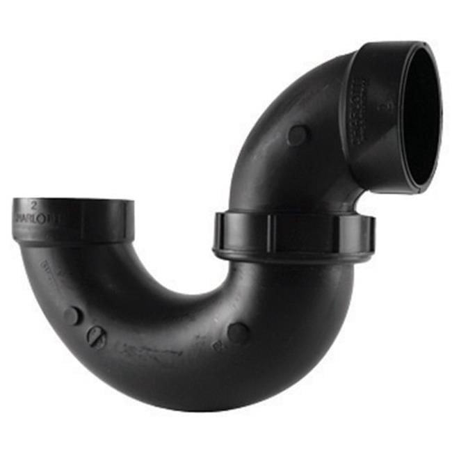 Charlotte Pipe & Foundry ABS00708P0600HA 1.5 in. P Trap with Union ...