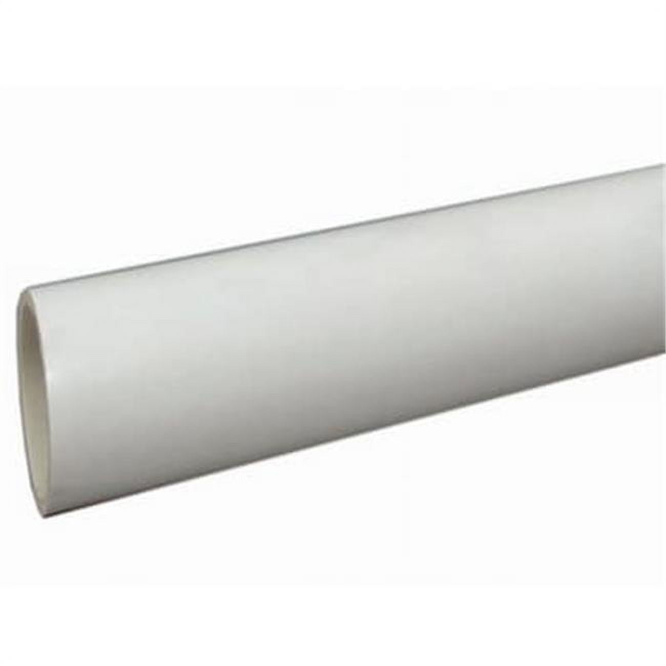 Charlotte Pipe & Foundry PVC 07600 0600 6 in. x 10 ft. Pipe Sch40 PVC ...