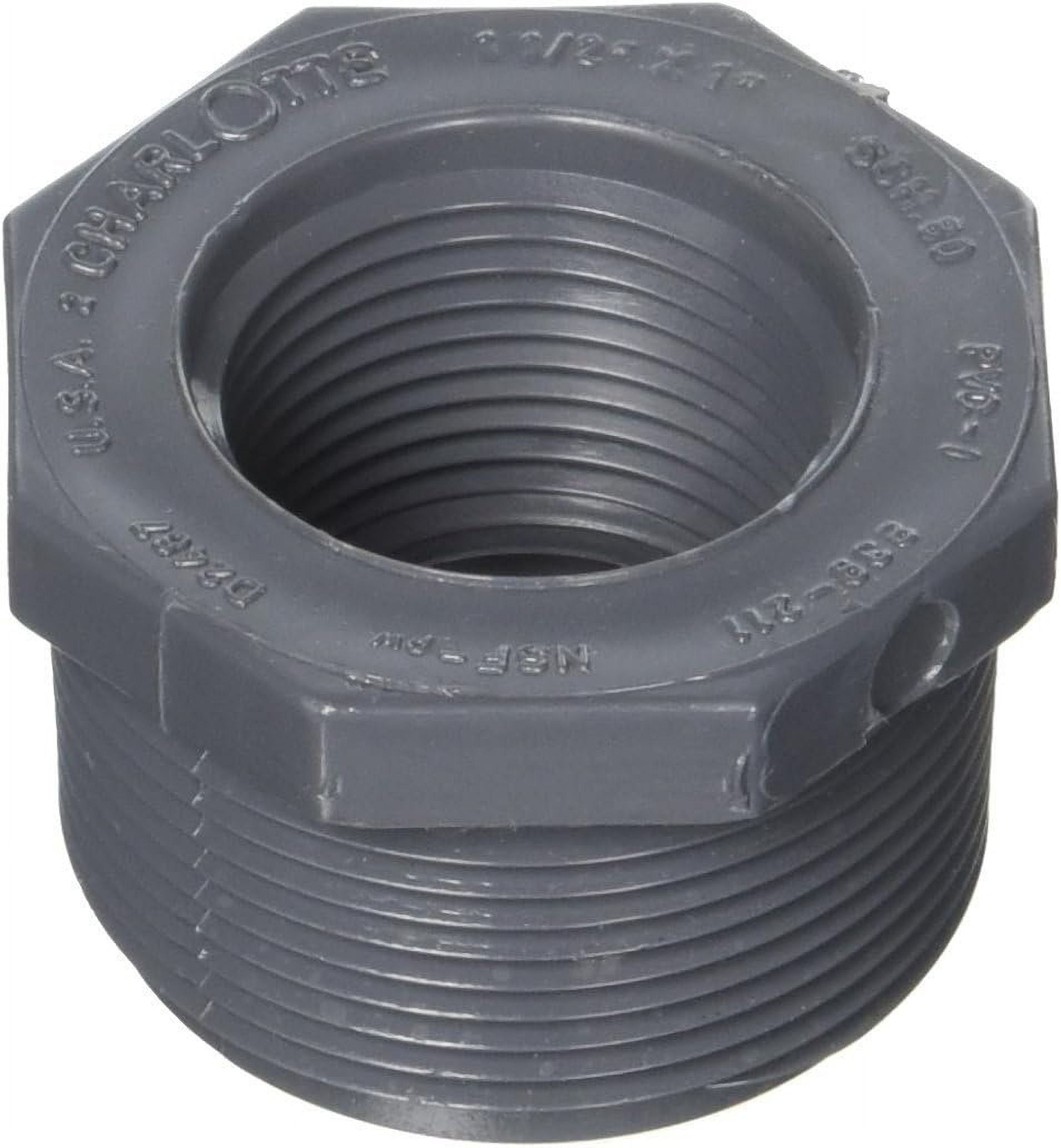 Charlotte Pipe & Foundry PVC 08200 3600HA 1-1/2x1 PVC MPTxFPT Bush ...