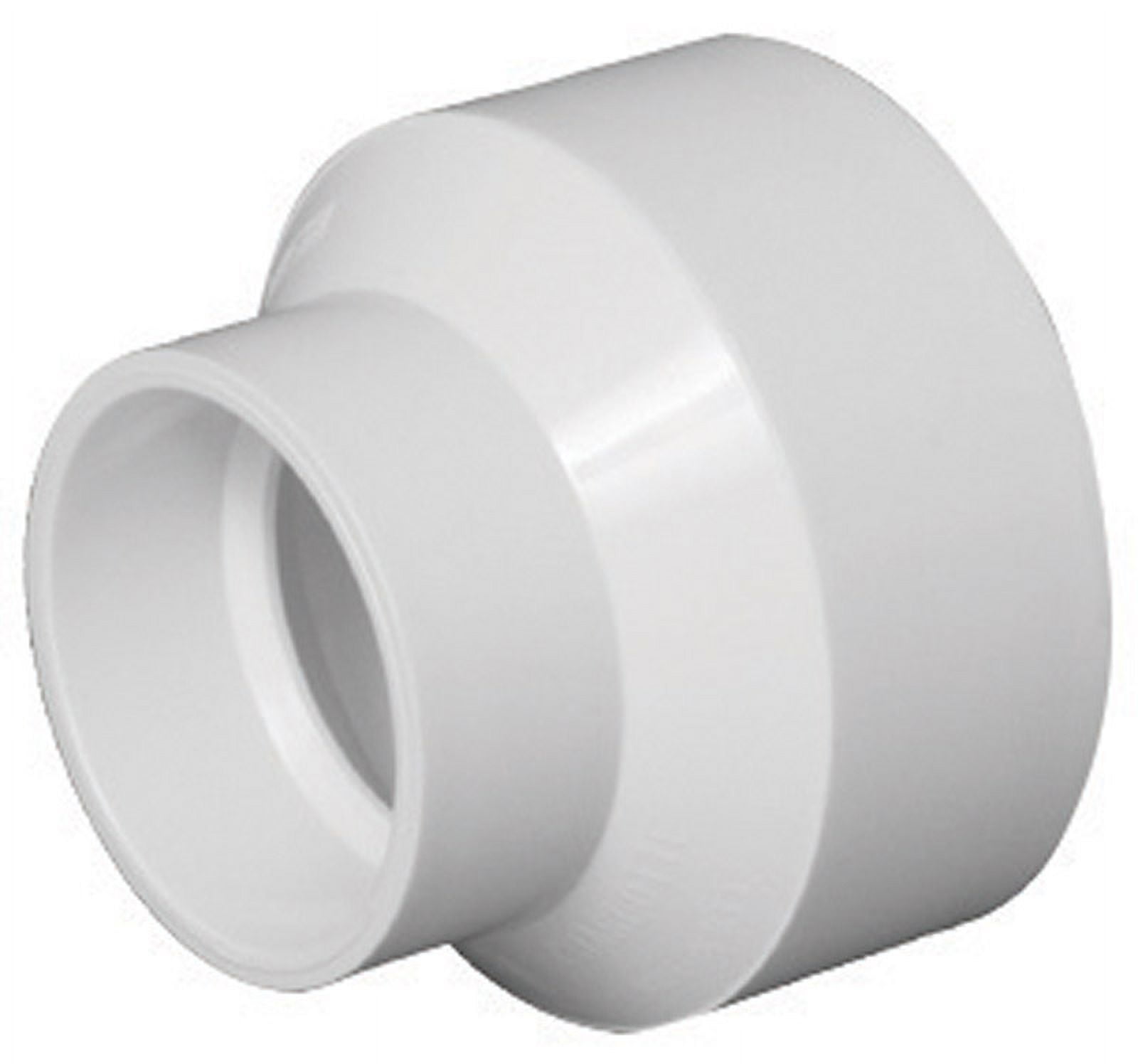 Charlotte Pipe & Foundry PVC001021200HA PVC-DWV Reducing Coupling 4 x 2 ...