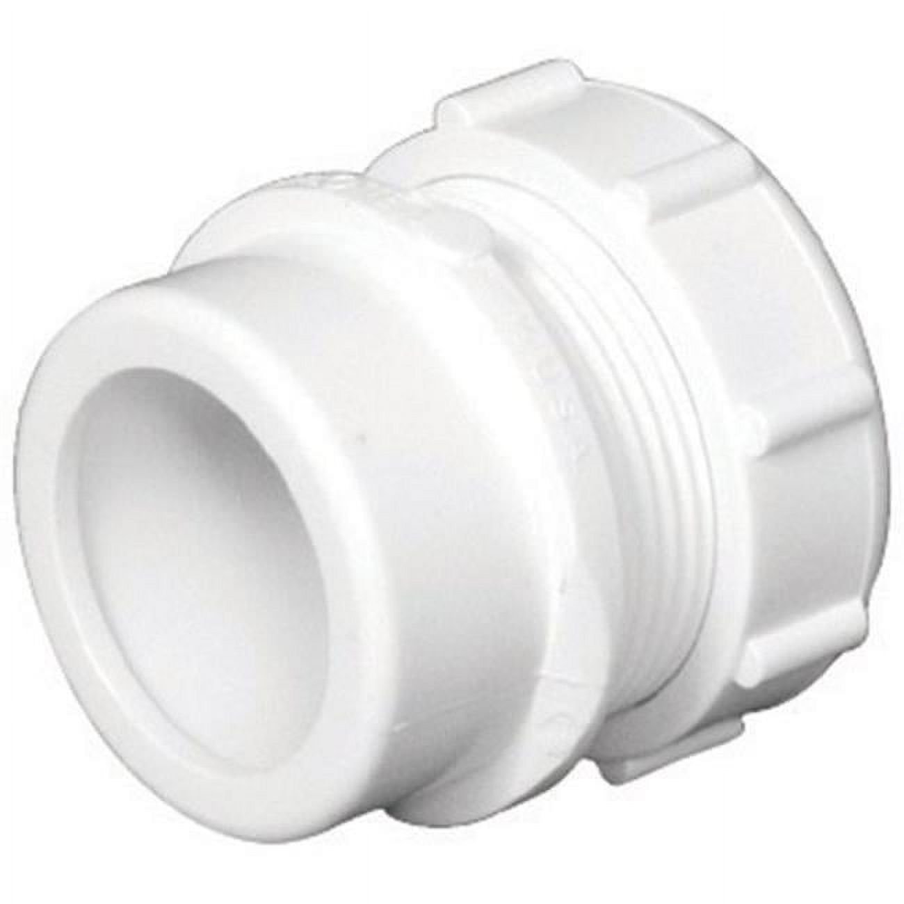 Charlotte Pipe & Foundry PVC00103R0600HA PVC Trap Adapter 1.5 x 1.25 in ...