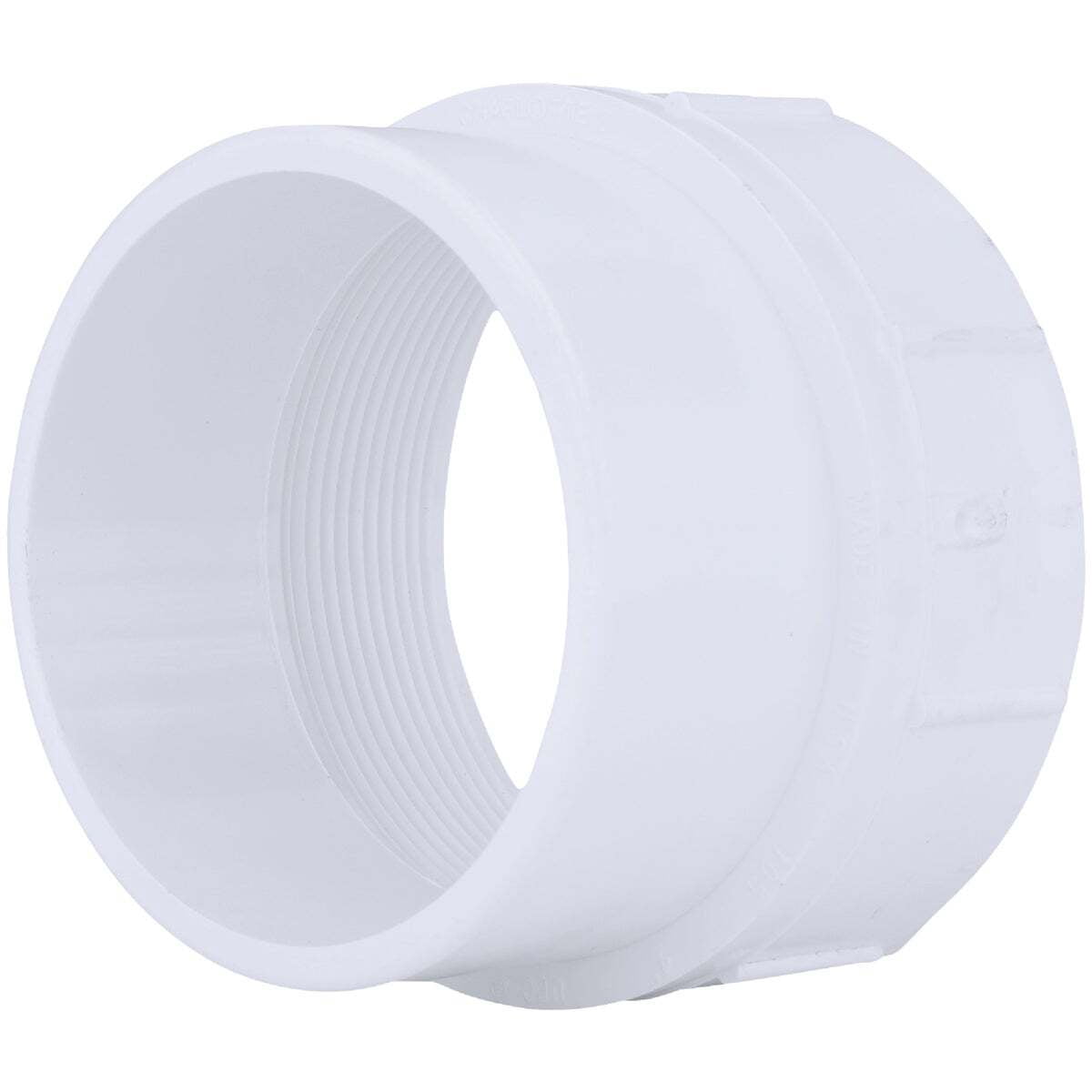Charlotte Pipe & Foundry PVC001051200HA PVC-Dwv Cleanout Adapter 4 in ...