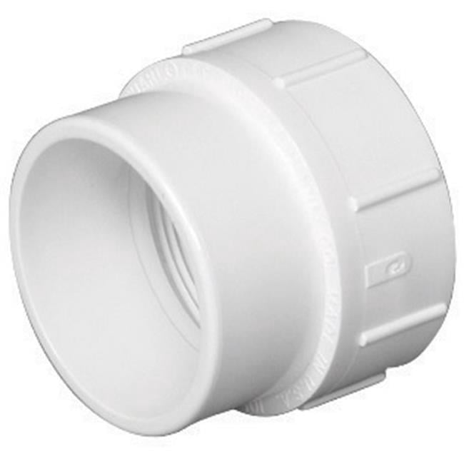 Charlotte Pipe & Foundry PVC001051400HA PVC-DWV Cleanout Adapter 6 in ...
