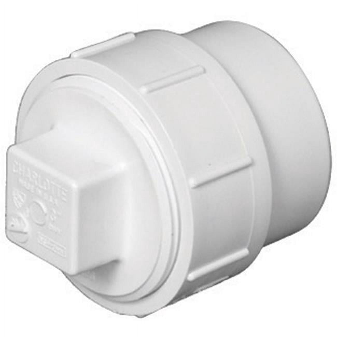 Charlotte Pipe & Foundry PVC00105X1000HA PVC-Dwv Clean-Out Adapter 3 in ...