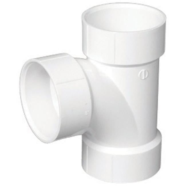 Charlotte Pipe & Foundry PVC004001600 PVC Dwv Sanitary Tee 6 in ...