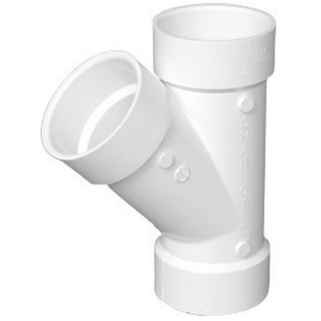 Charlotte Pipe & Foundry PVC006001600 6 in. PVC Dwv Wye - Walmart.com