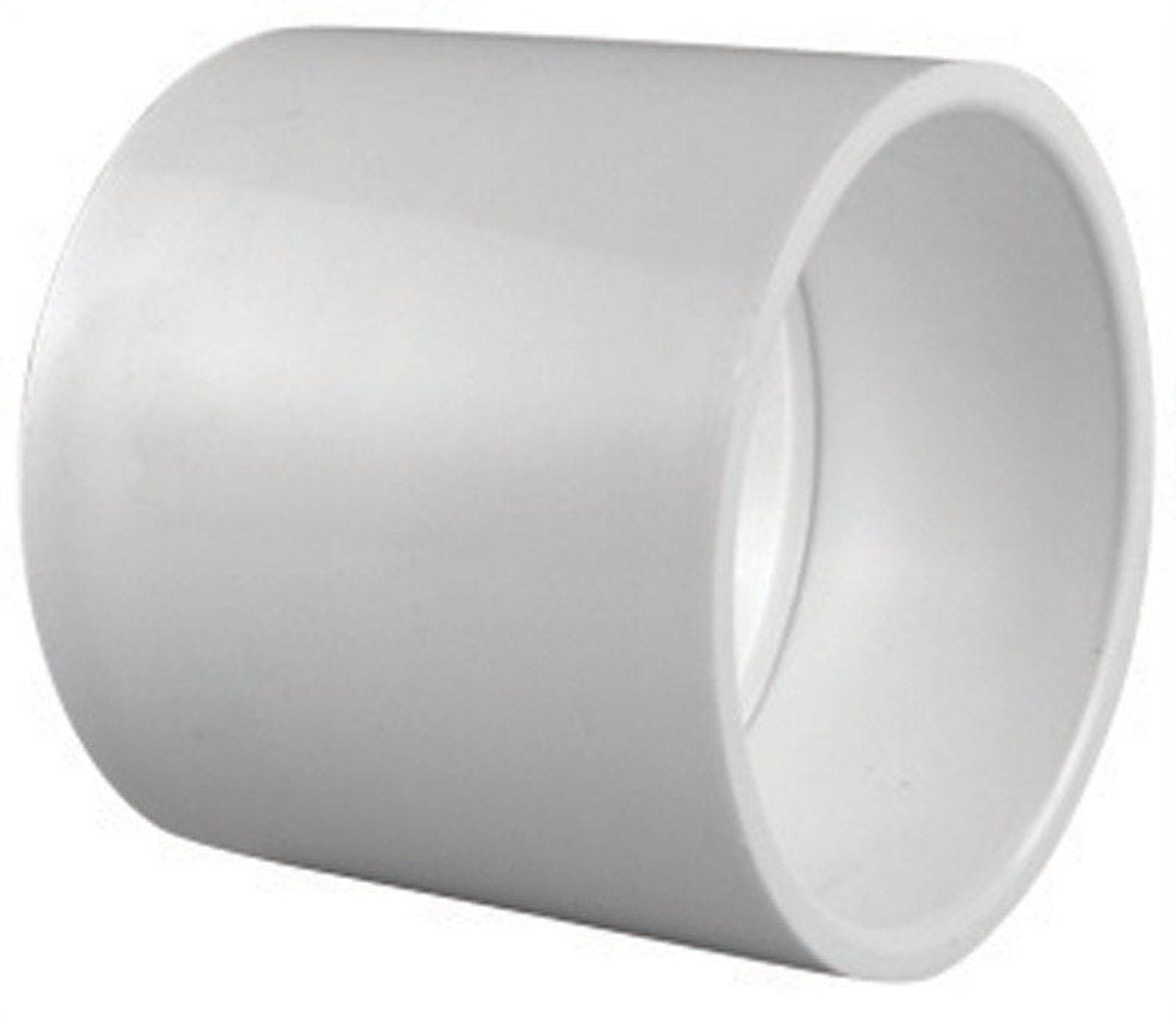 Charlotte Pipe & Foundry PVC021001700 2.5 in. Sch 40 PVC Coupling ...